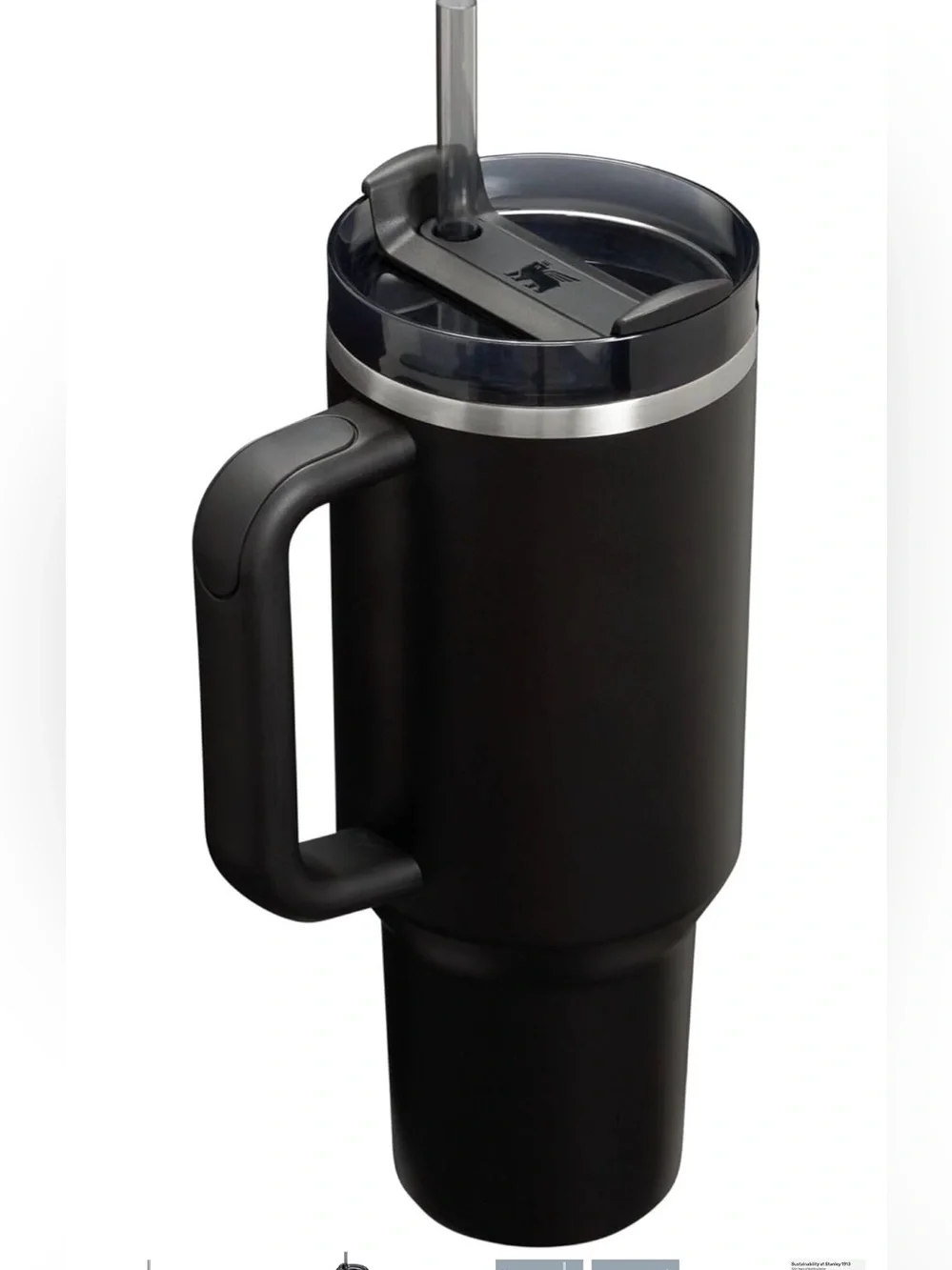 Stanley | Kitchen | New Open Box Black Stanley Quencher H2 Tumbler With ...